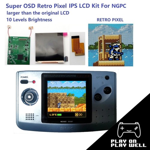 Super OSD Version Large Screen IPS LCD for NEOGEO pocket color NGPC | eBay