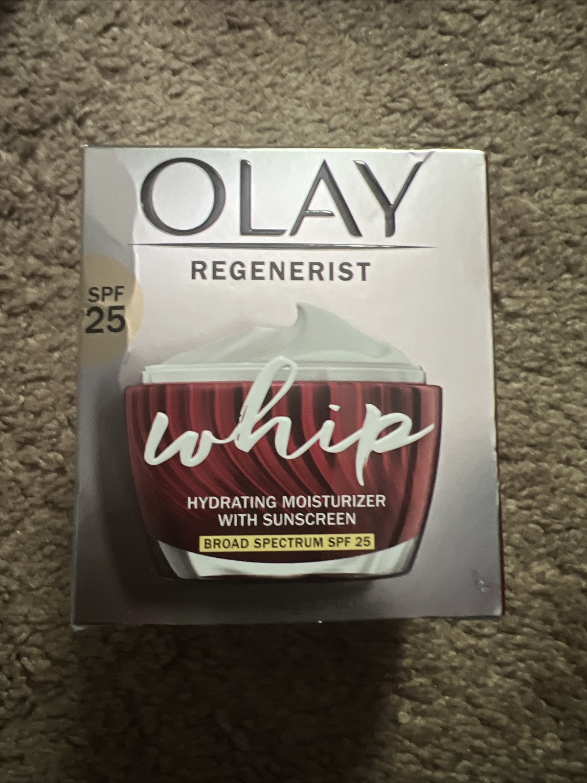 Olay Regenerist WHIP Hydrating Moisturizer With Sunscreen SPF 25 1.7 OZ ...