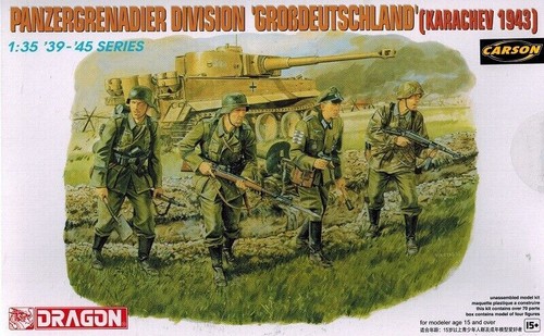 Dragon 6124 German Panzergrenadiers Großdeutschland Figure Model Kit 1: ...