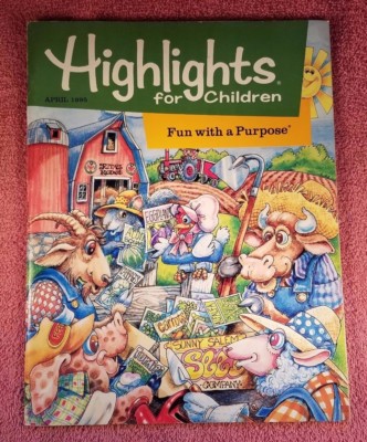 Highlights For Children Magazine April 1995 Fun with a Purpose | eBay