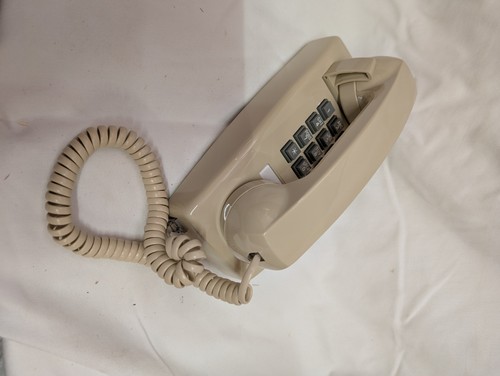 Cortelco Wall Phone Push Button Ash Colored | eBay