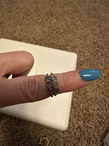 2 Size 5 December Birth Stone Rings. Read Description | eBay