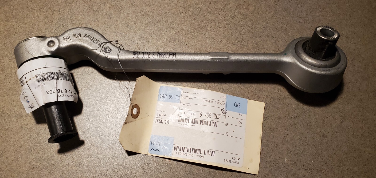 OEM BMW 31126786203 Control Arm Wishbone | eBay