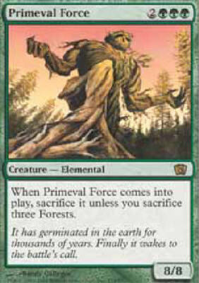 PRIMEVAL FORCE X4 4 4X 8th Edition MTG Magic the Gathering Cards ...