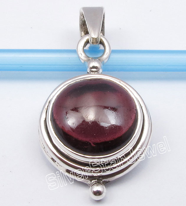 FLASH SALE OFFER | 925 Silver SIMPLE Pendant Real Gemstone Traditional ...