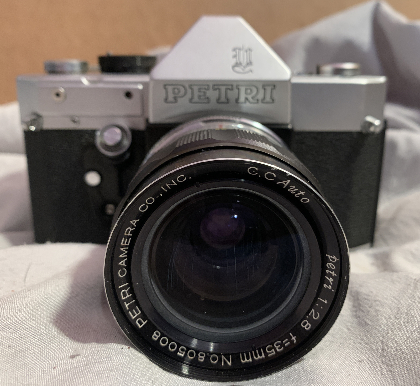 Petri VI 35mm SLR Film Camera with Petri 35mm f/1:2.8 manual focus lens ...