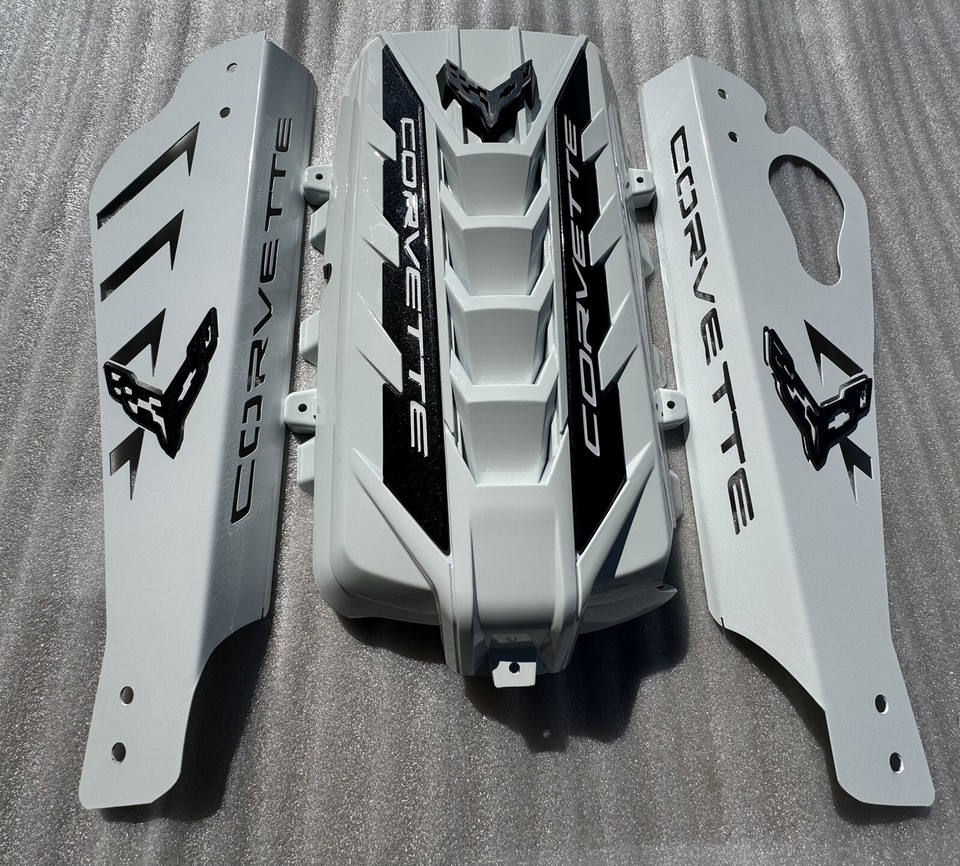 HTC Engine Covers Panels For Corvette C8 2020-2024 Engine appearance ...
