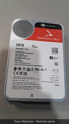 Seagate IronWolf Pro ST28000NT000 28 TB Hard Drive 35 Internal SEALED ...