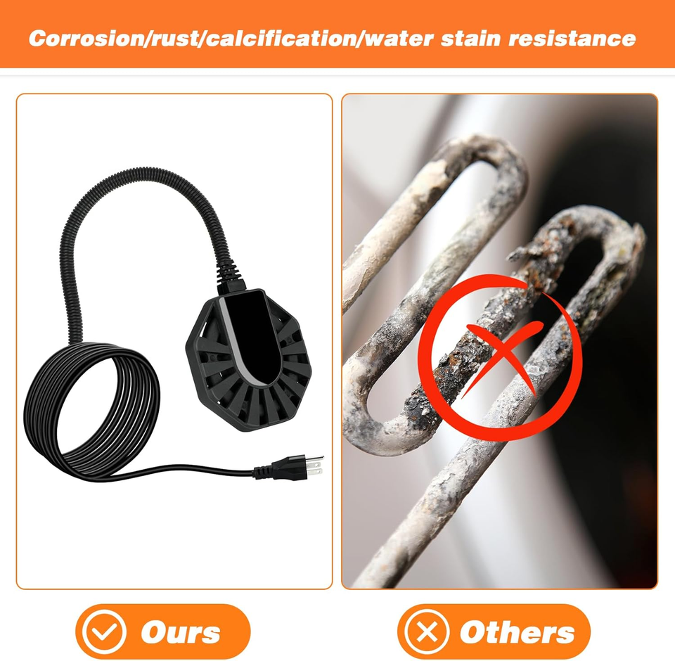 500W Horse Water Heater, Thermostatic Cattle Water Trough Heater for ...