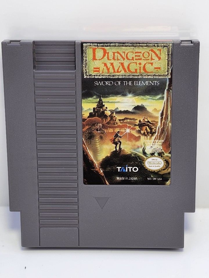 Dungeon Magic -- NES Nintendo Original Classic Authentic Game TESTED ...