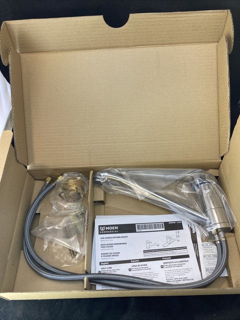 Moen 8701 Chrome M-dura Commercial Kitchen Faucet for sale online | eBay