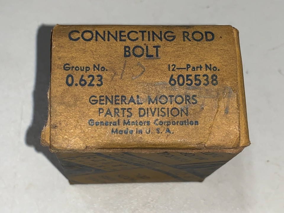 1933 - 1936 CHEVROLET CAR TRUCK (7) CONNECTING ROD BEARING CAP BOLT NOS ...