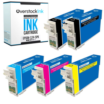 5-Pack Compatible OSI 124 Combo Pack Ink Cartridges for Epson Stylus ...