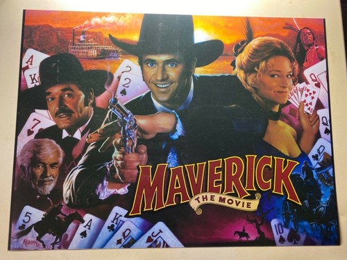 1994 SEGA Pinball Translite - Maverick The Movie - NOS | eBay