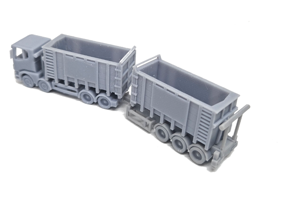 N Gauge RORO Lorry and Trailer Model Railway Scenery | eBay UK