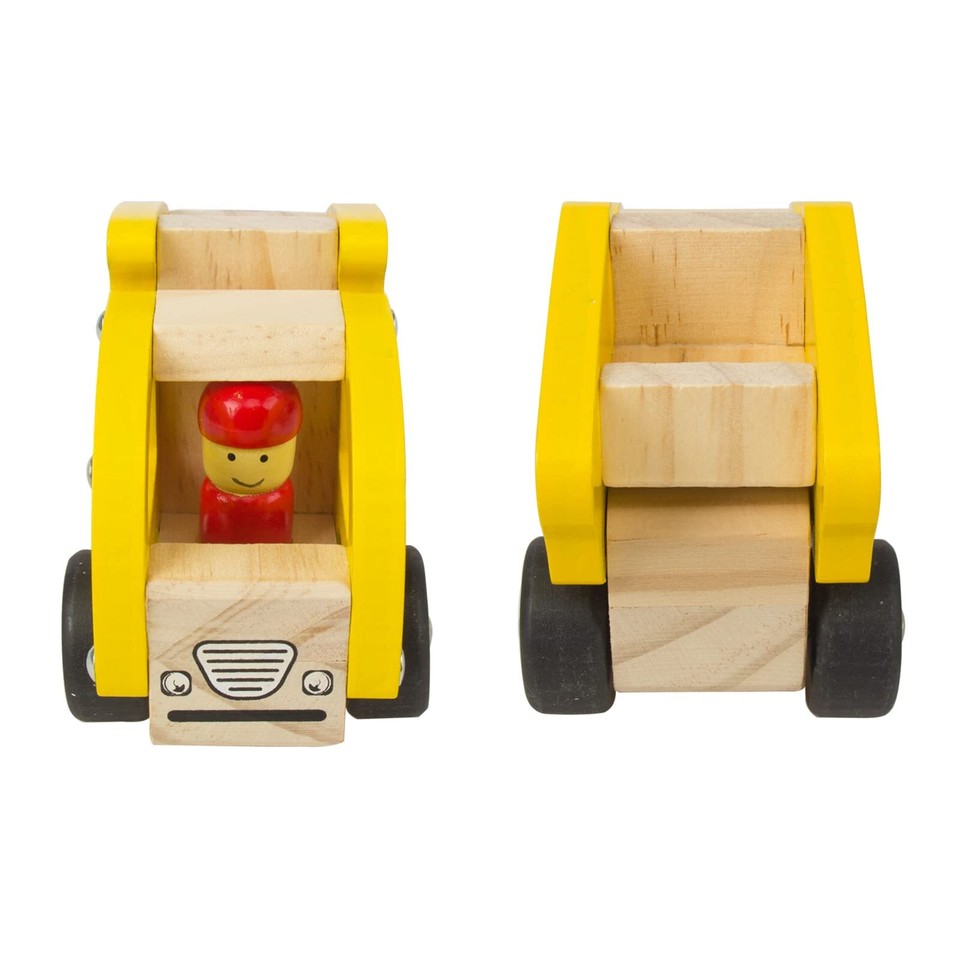 Wooden Push Car Toys For Infants 18 Months 2 Pcs Baby Vehicle Toys Hand ...