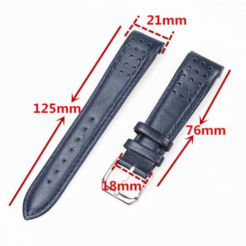 For Seiko Sportura Chronograph/Kinetic Starp Watch Band Leather ...