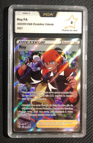 Carte Pokémon Roy 202/203 Dresseur Full Art - EB07 Évolution Céleste FR ...