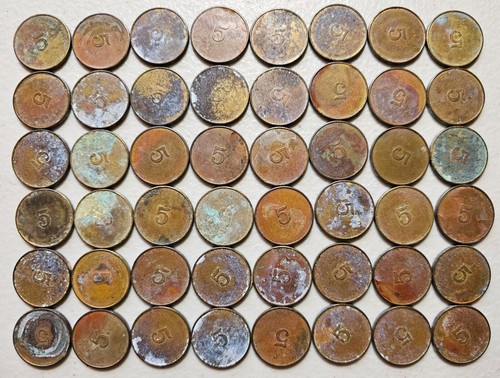 Vietnam War Era Nickel Size (5 Cents) US Military Club Tokens Lot of 48 ...