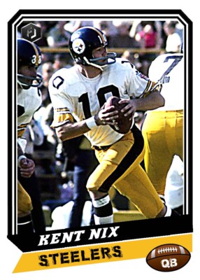 ACEO KENT NIX PITTSBURGH STEELERS CUSTOM HAND MADE ART CARD | eBay