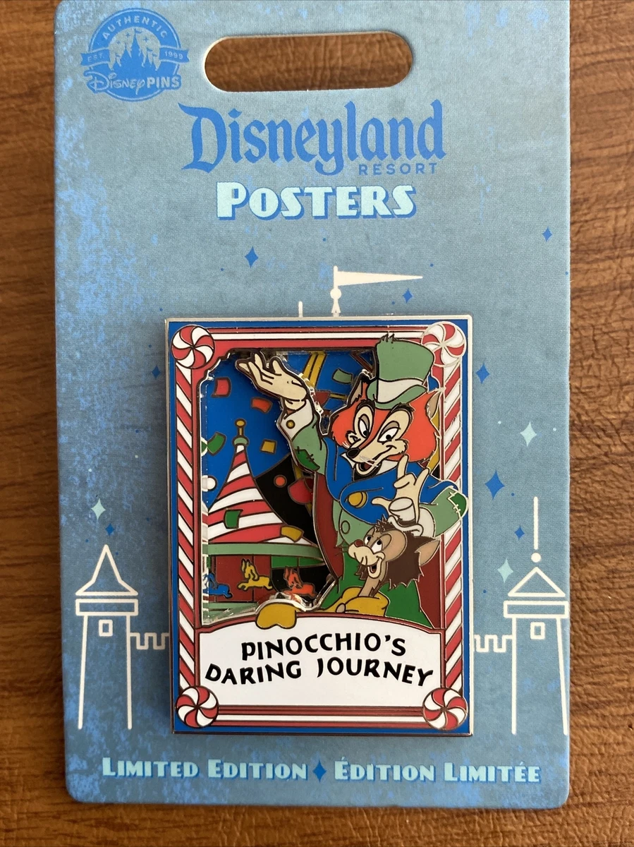 Pinocchios Daring Journey Disneyland Poster