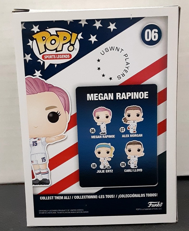 MEGAN RAPINOE FUNKO POP! FIGURE from USWNT PLAYERS SERIES #06 - FUNKO ...