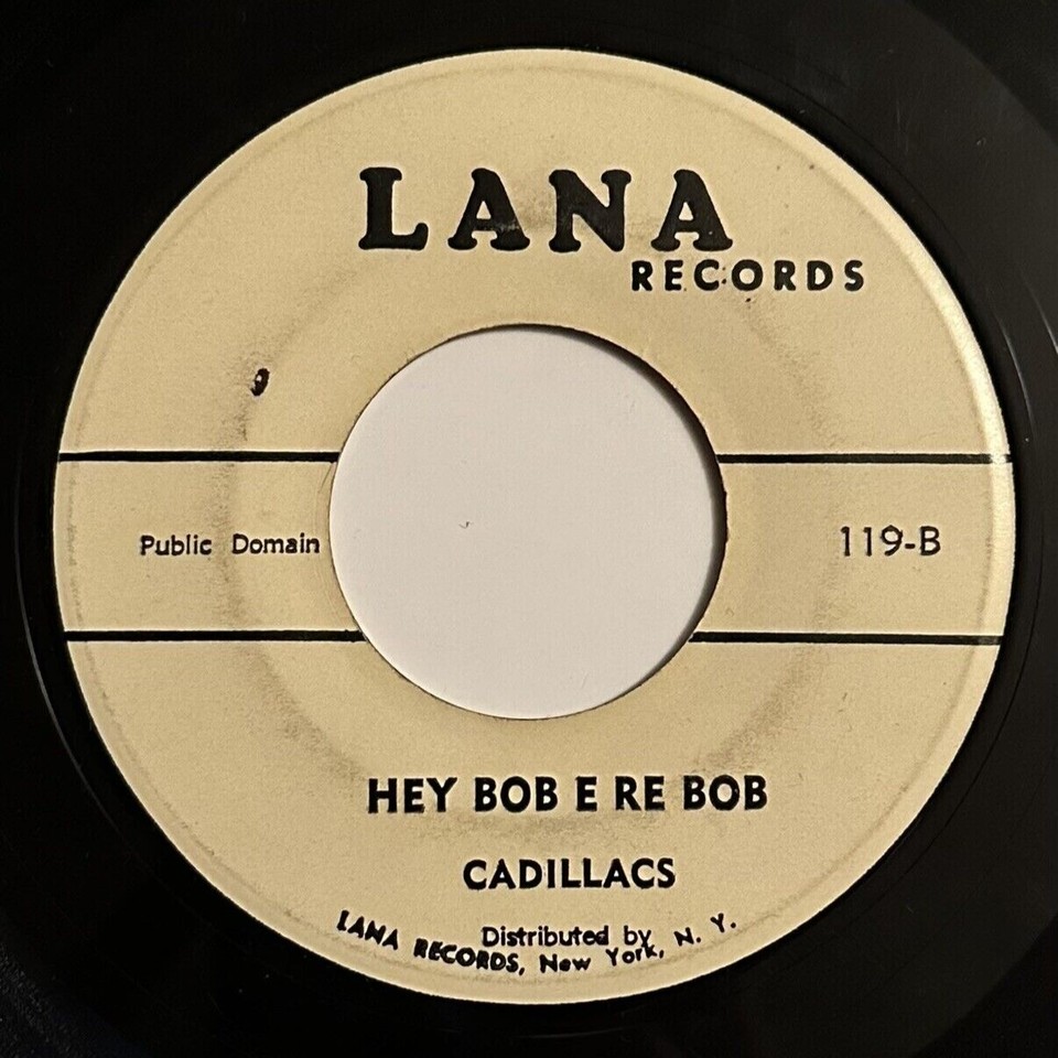 CADILLACS Gloria / Hey Bob E Re Bob - DOO WOP 45 RPM Vinyl | eBay