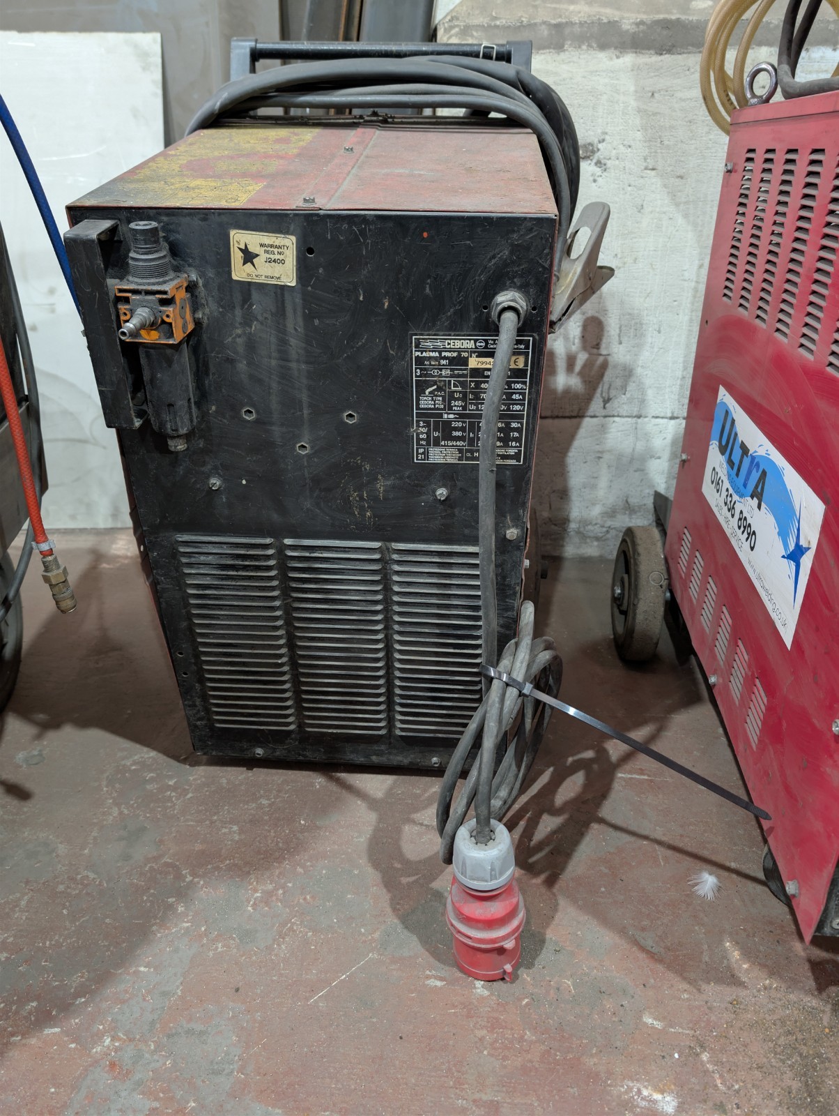 Cebora Plasma Prof 70 Plasma Cutter - 70 Amp / 25mm Cut (Italian / 3 ...
