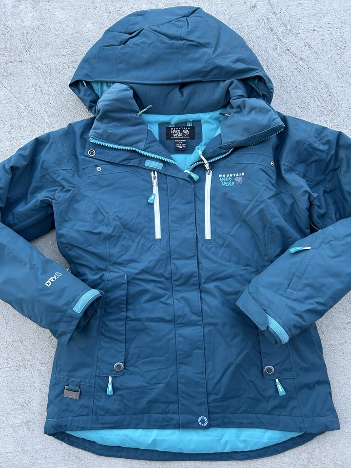 Excellent! Women's MOUNTAIN HARDWEAR Waterproof DRY Q. DOWN Ski Jacket ...