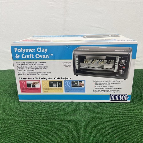 AMACO Countertop Craft/Clay Oven Black 12505P Polymer Clay & Craft Oven ...