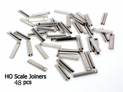 HO scale Nickel Silver Rail Joiners Pack of 48 1/87 Model Train Track ...