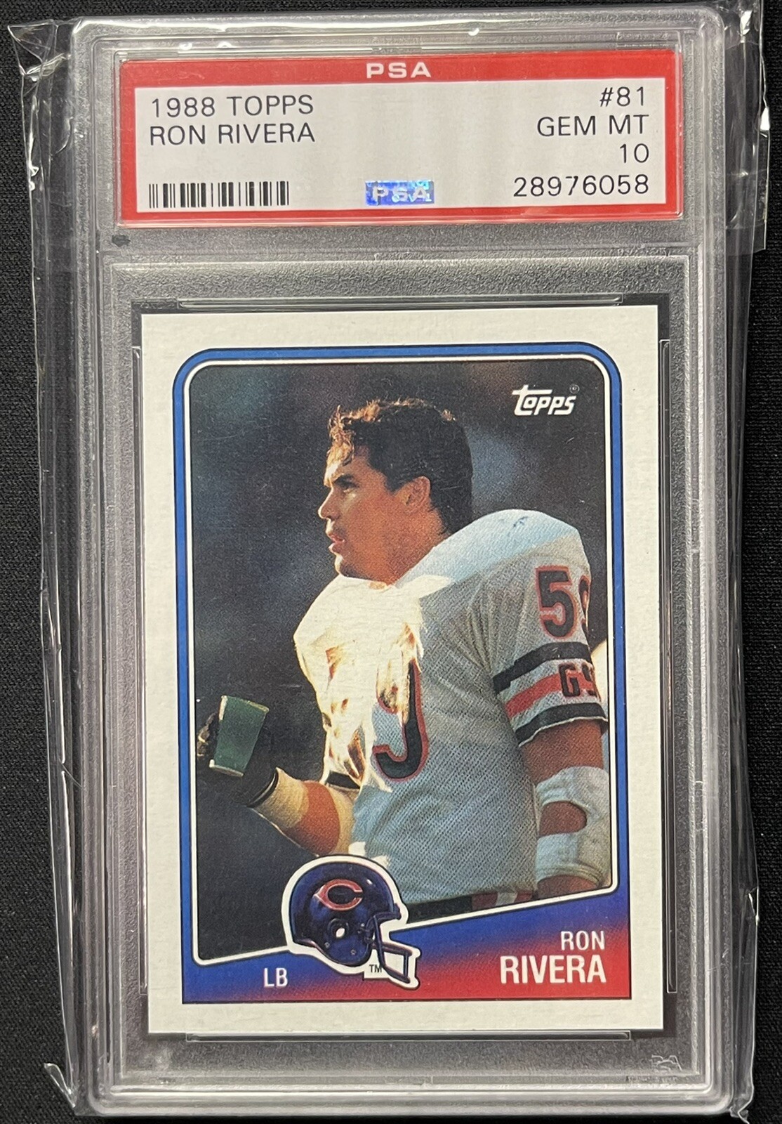 1988+Topps+-+%2381+Ron+Rivera+%28RC%29 for sale online | eBay