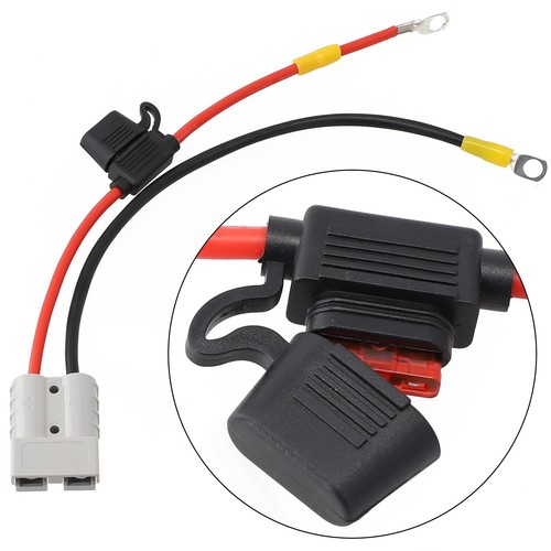 Connector Charging Cable Kit PVC+Copper Parts Plug Terminal 30CM 50Amp ...