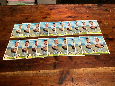 LOT OF 20 1979 TOPPS VINTAGE BASEBALL CARD - #37 JOE KERRIGAN EX MINT ...