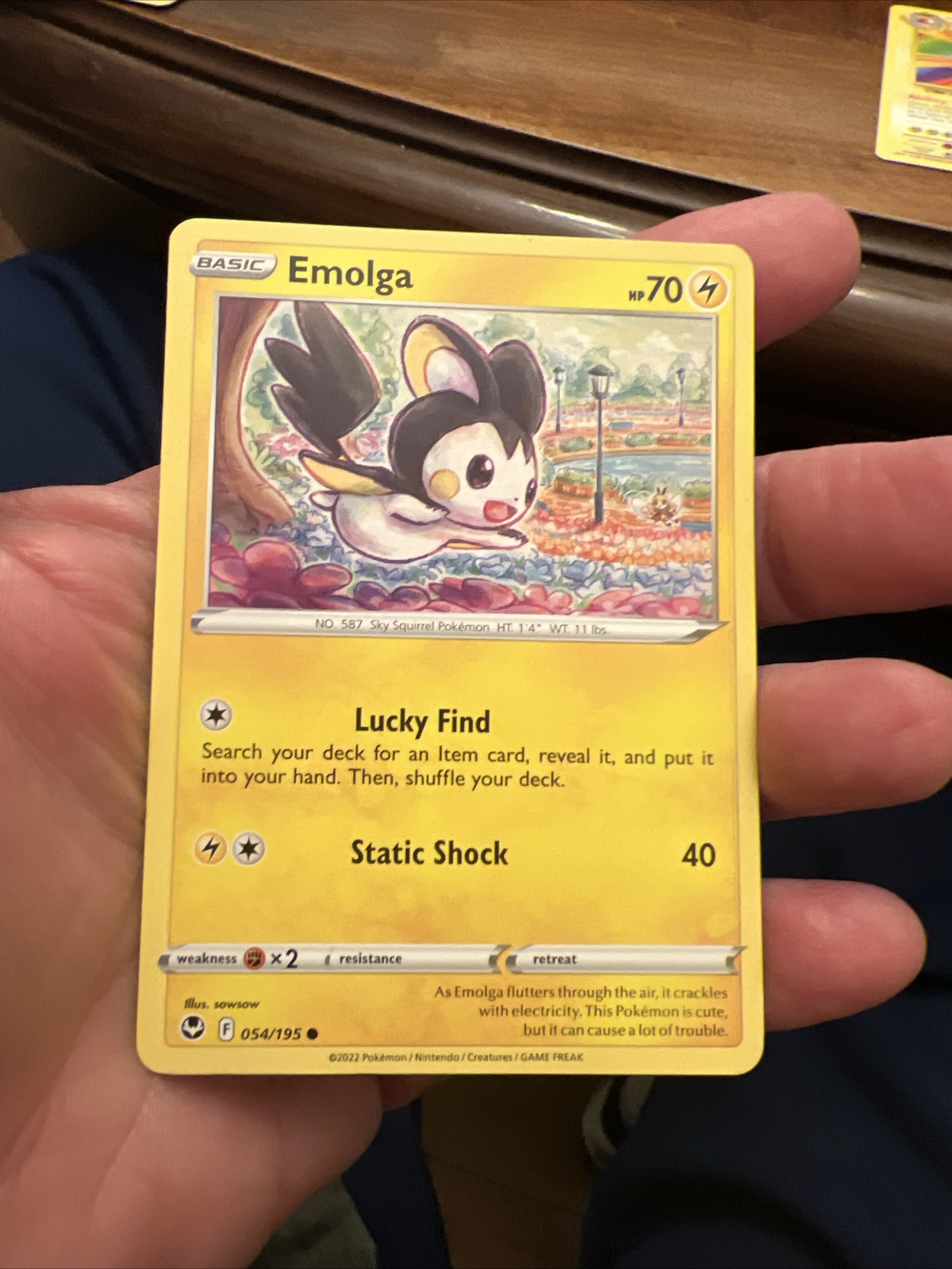 POKEMON Trading Card Basic Emolga HP70 054/195 2022 | eBay