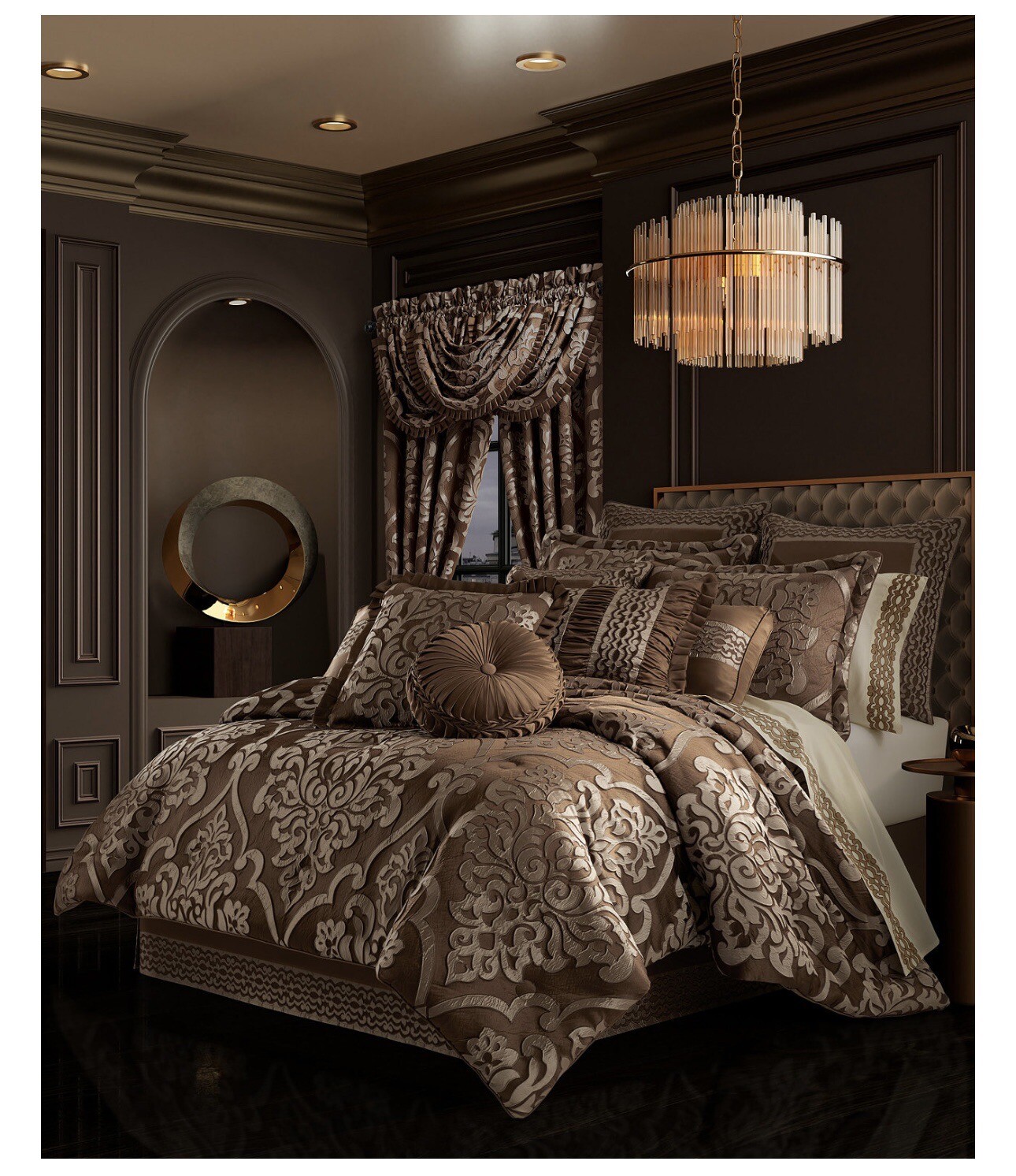 NIP J. Queen New York Surano Copper Queen Comforter Set 4 Pc | eBay