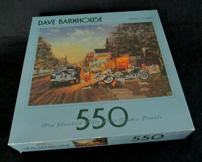 Vintage Dave Barnhouse Jigsaw Puzzle SPRING CLEANING 550 Pieces SEALED ...