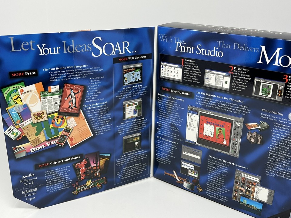Micrografx Draw 6 Print Photo Web Studio Premier PC CD-ROM Digital ...