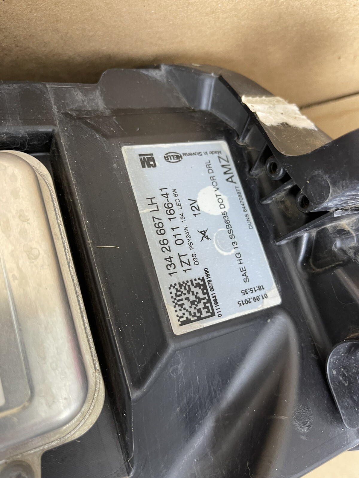 2016 Buick Regal Headlight Assembly GM 13426667 OEM Left LH Driver HID ...