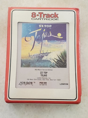 ZZ Top Tejas 8 Track Tape New Sealed | eBay