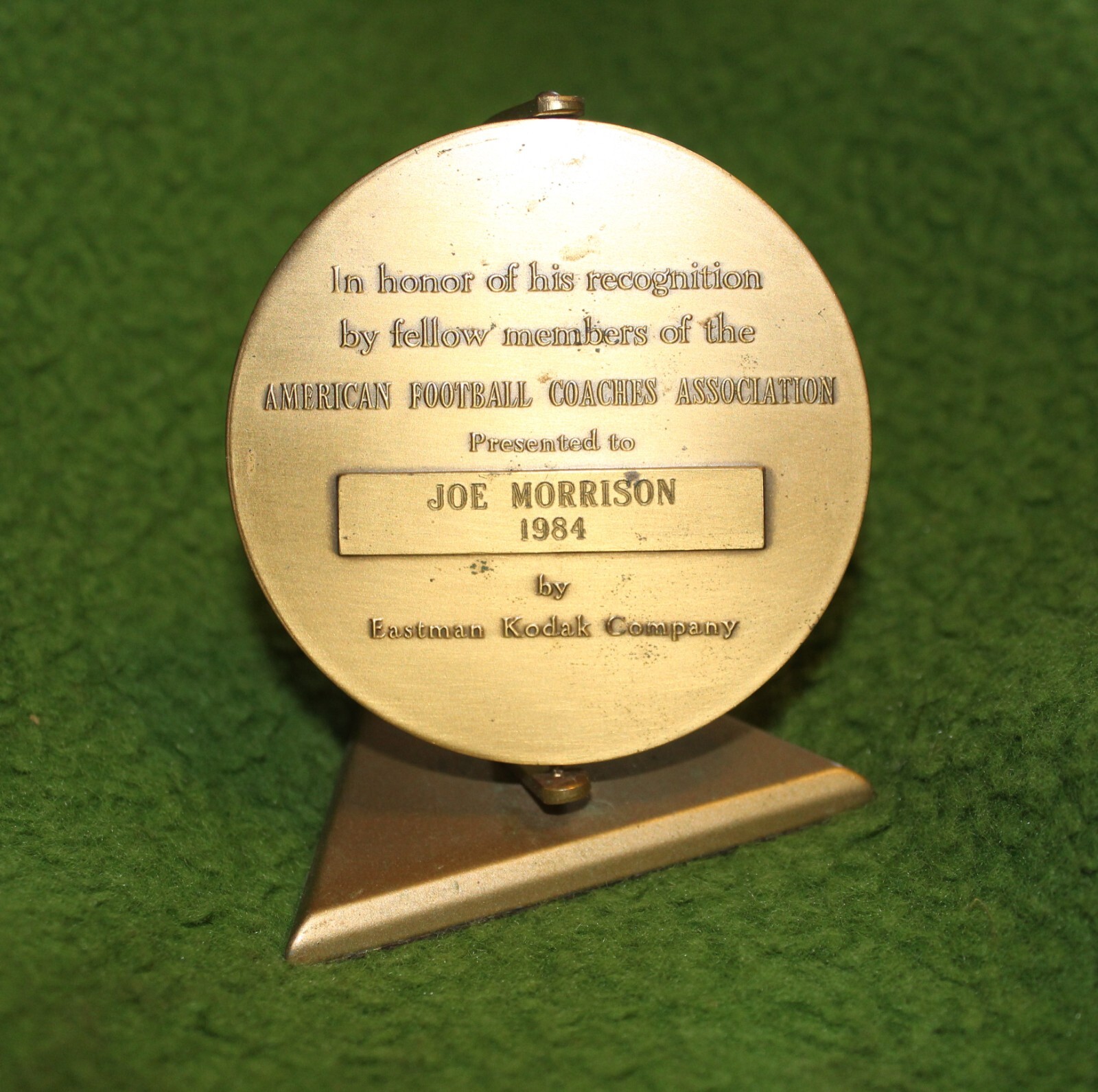 USC Gamecocks JOE MORRISON COY Award BLACK MAGIC Gamecock Collectors ...
