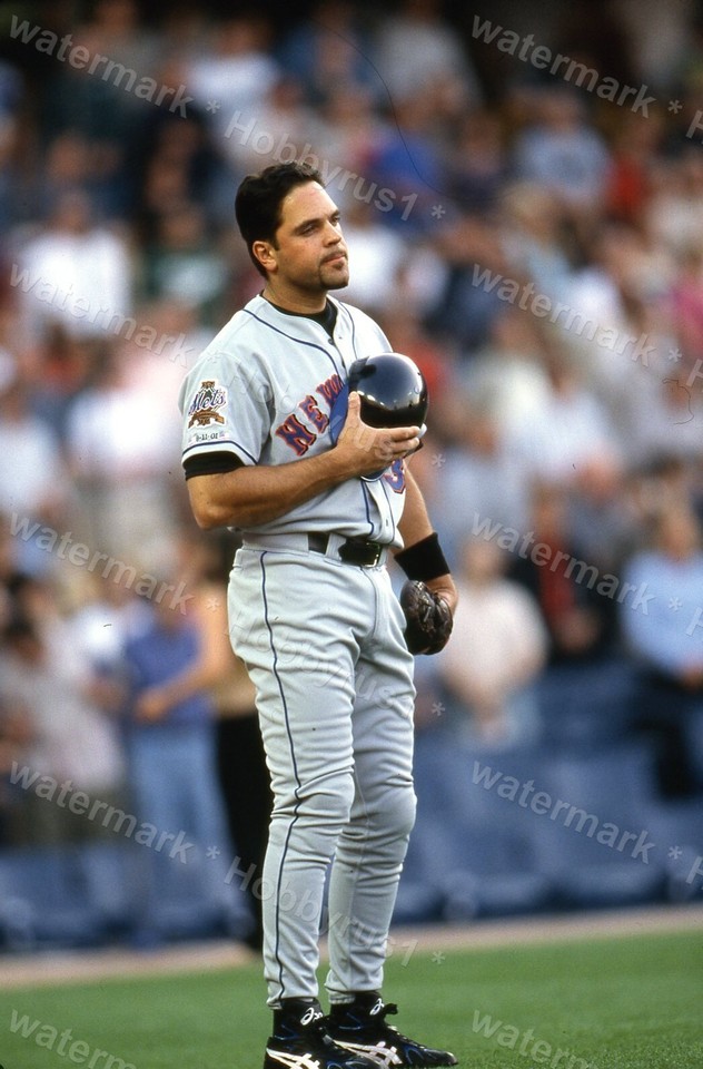 Mike Piazza NEW YORK METS MLB Baseball 2002 Original 35mm Photo Slide ...