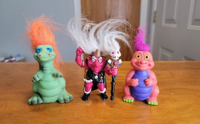 Lot Of 3 Vintage Troll Figures (Trollasaurus, Troll Warrior, & Russ ...