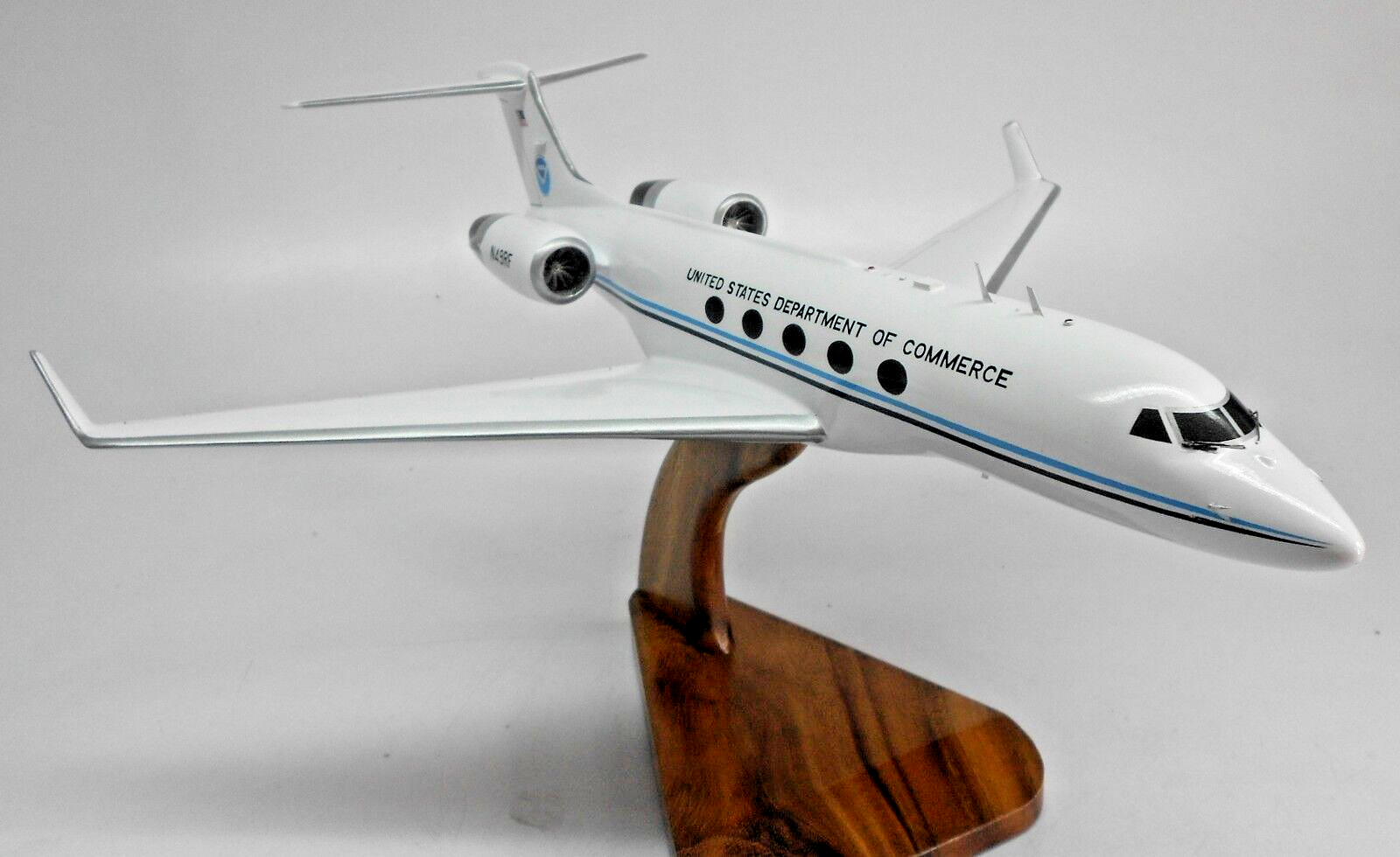 Gulfstream IV G-IV Aerospace Business Jet G4 Airplane Desk Wood Model ...
