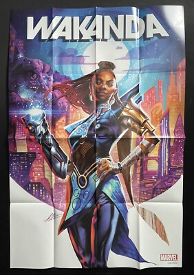 PROMO POSTER! Marvel WAKANDA 2022 24X36 FOLDED | eBay