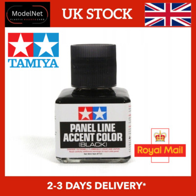 Tamiya 87131 Panel Line Accent Color Black 40ml Royal Mail | eBay UK