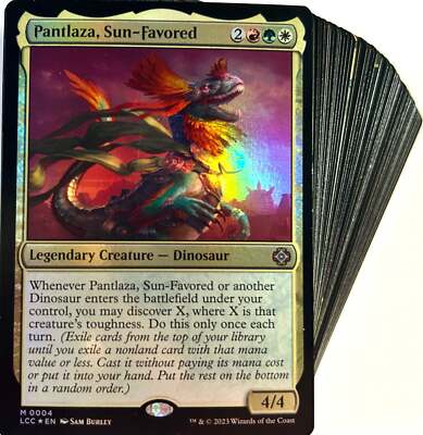 ***Custom Commander Deck*** Pantlaza, Sun-Favored - Dinosaur Discovery ...