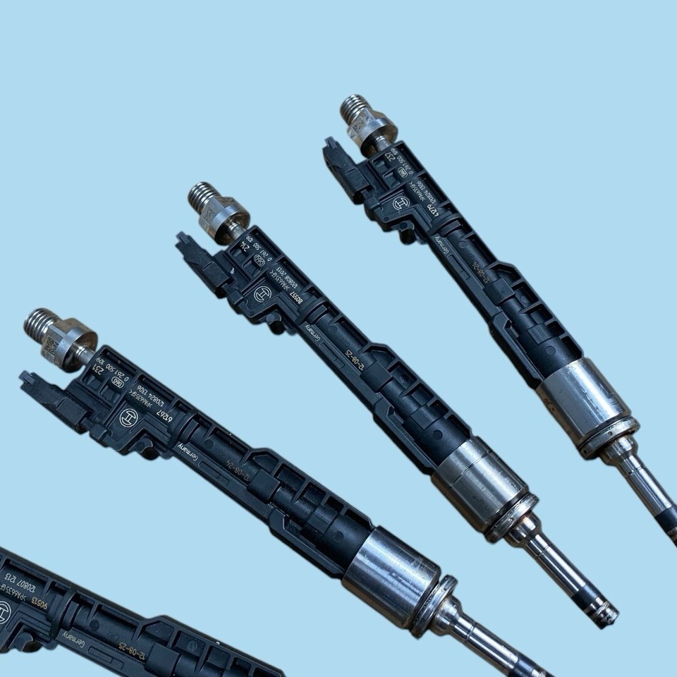 EU6 N55 Fuel Injector Set of (6) 7597870 OEM BMW E71 F30 F10 F01 335i ...