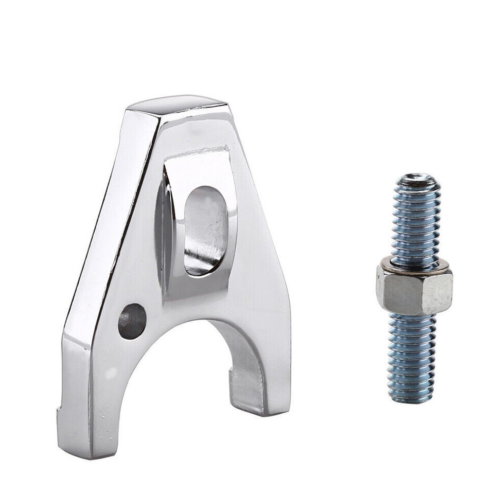 2Sets Chrome Billet Aluminum Distributor Clamp Hold Down for SBC BBC SB ...