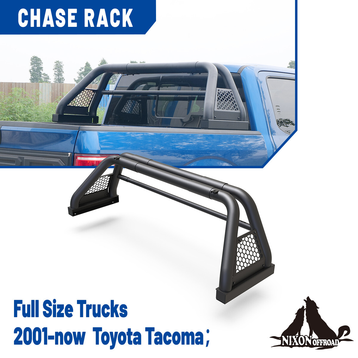 For 2017-2025 Honda Ridgeline/Toyota DIY Sport Bar Truck Chase Rack Bed ...